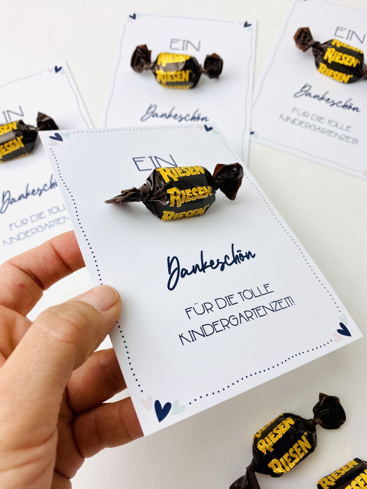 Ein "RIESEN" Dankeschön für die tolle Kindergartenzeit - Karte ⋆ ...