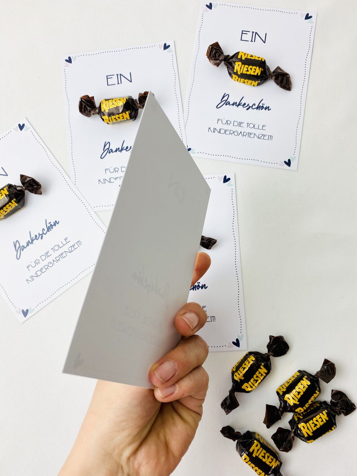 Ein "RIESEN" Dankeschön für die tolle Kindergartenzeit - Karte ⋆ ...